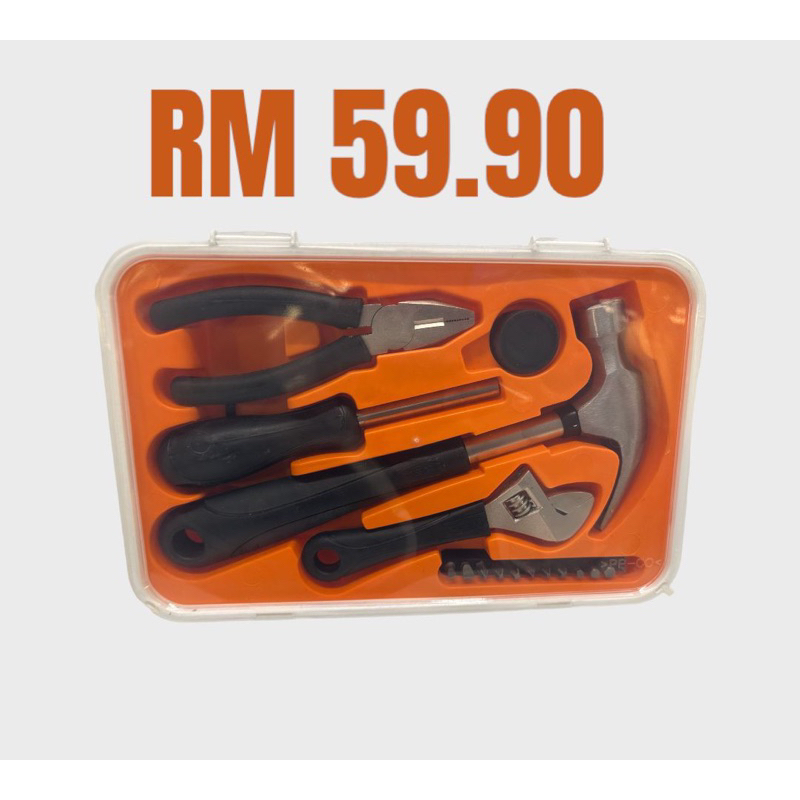 IKEA TOOL SET 17PCS FIXA TOOL SET HAMMER SPANNER PLIERS SCREWDRIVER SLOTTED ALLEN SCREWS PERALATAN IKEA Shopee Malaysia