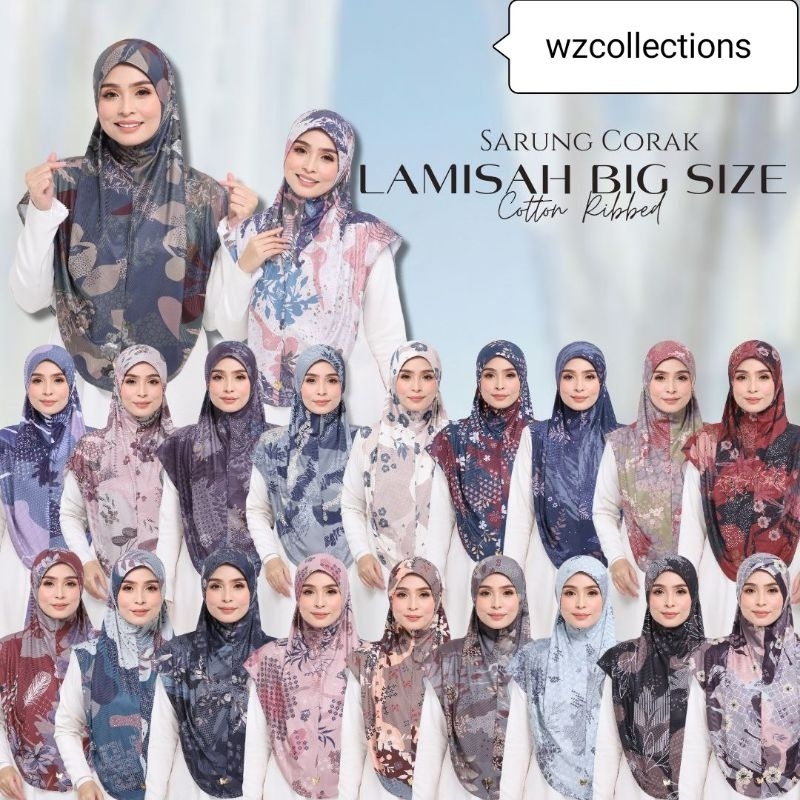 NEW TUDUNG SARUNG CORAK/COTTON RIBBED (KAIN JALUR)HIGH QUALITY READY ...