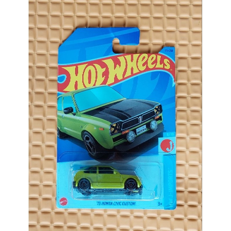 Hot Wheels 1973 Honda Civic Custom (Yellow Black) | Shopee Malaysia