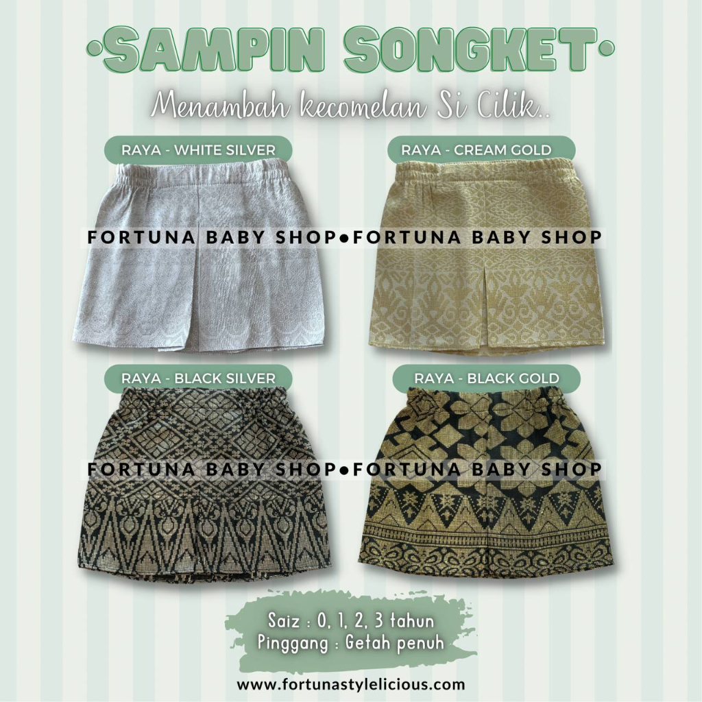 Sampin Kids Sampin Budak Sampin Songket Kids Sampin Songket Budak ...
