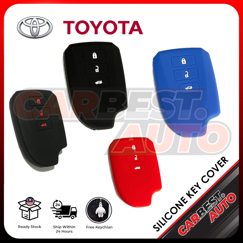 Toyota Vios / Yaris Silicone Car Key Cover Sarung Kunci Kereta ...