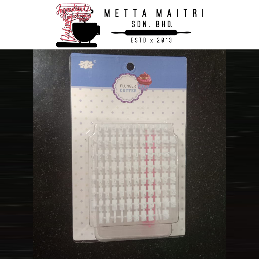 Metta Maitri Alphabet & Numbers Message Press Embosser Set Decorating Tool (1 Set) | Shopee Malaysia