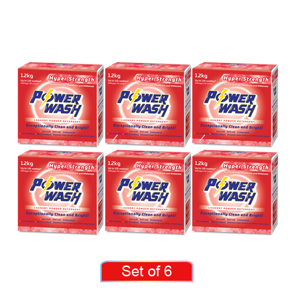 (6 Units) PowerWash Laundry Powder Detergent - Hyper Strength Product ...