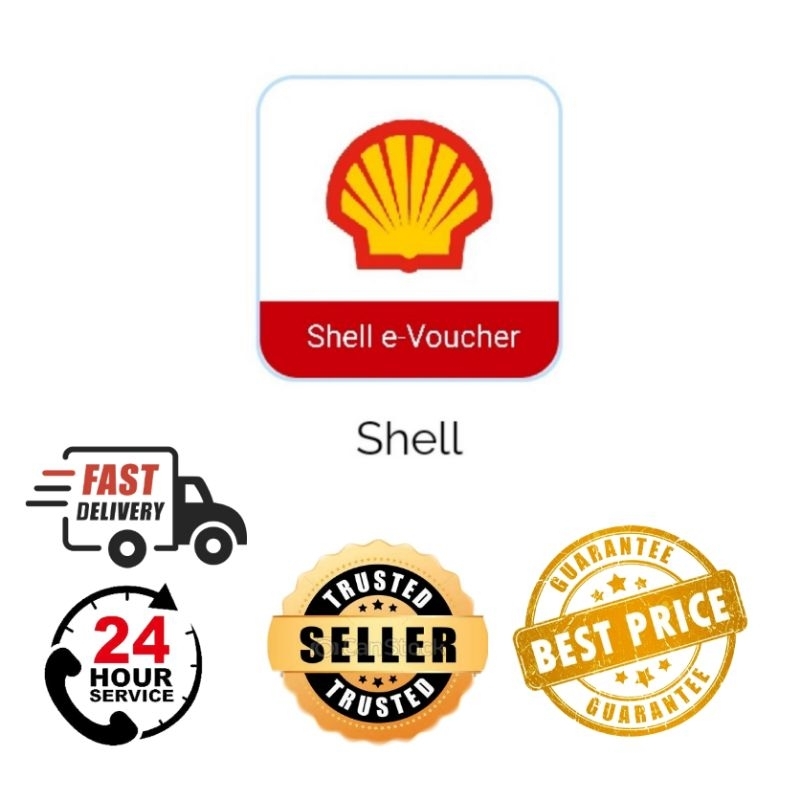 Shell E Voucher Baucar - For Petrol and Shell Merchandise (Open 24Hours ...