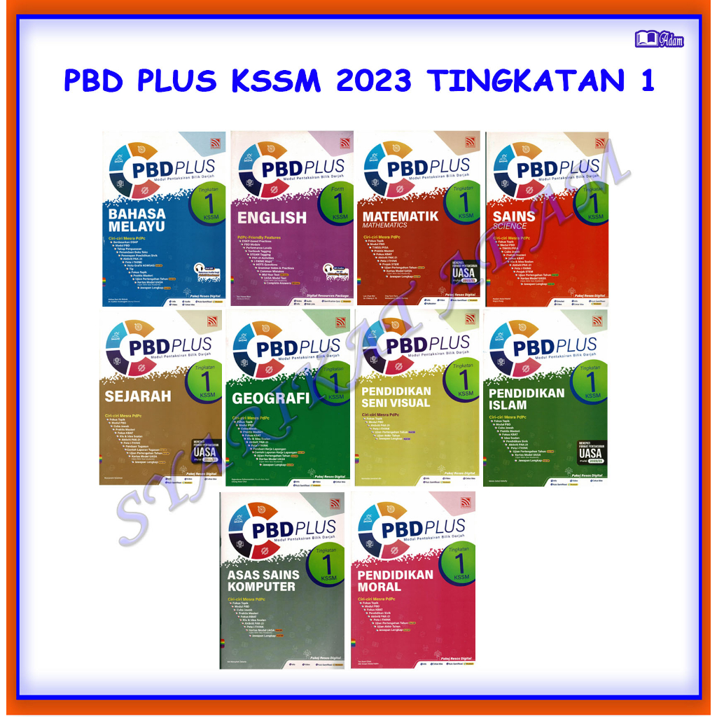 [ADM] BUKU LATIHAN PT3 2023: PBD PLUS KSSM 2023 TINGKATAN 1 | Shopee Malaysia