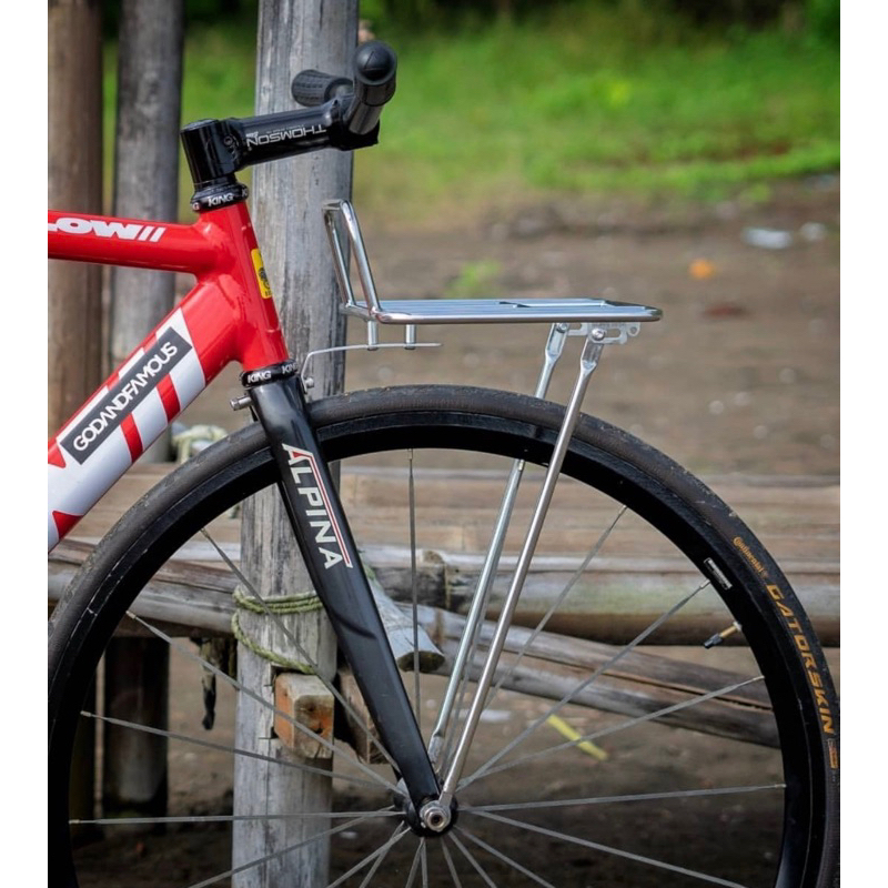 RUCKRACK Stainless Steel Pizzarack bicycle front rack | Shopee Malaysia