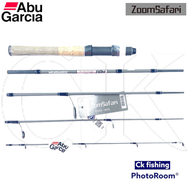 Abu Garcia Zoom Safari Spinning and Casting 5pcs Travel Concept Fishing ...