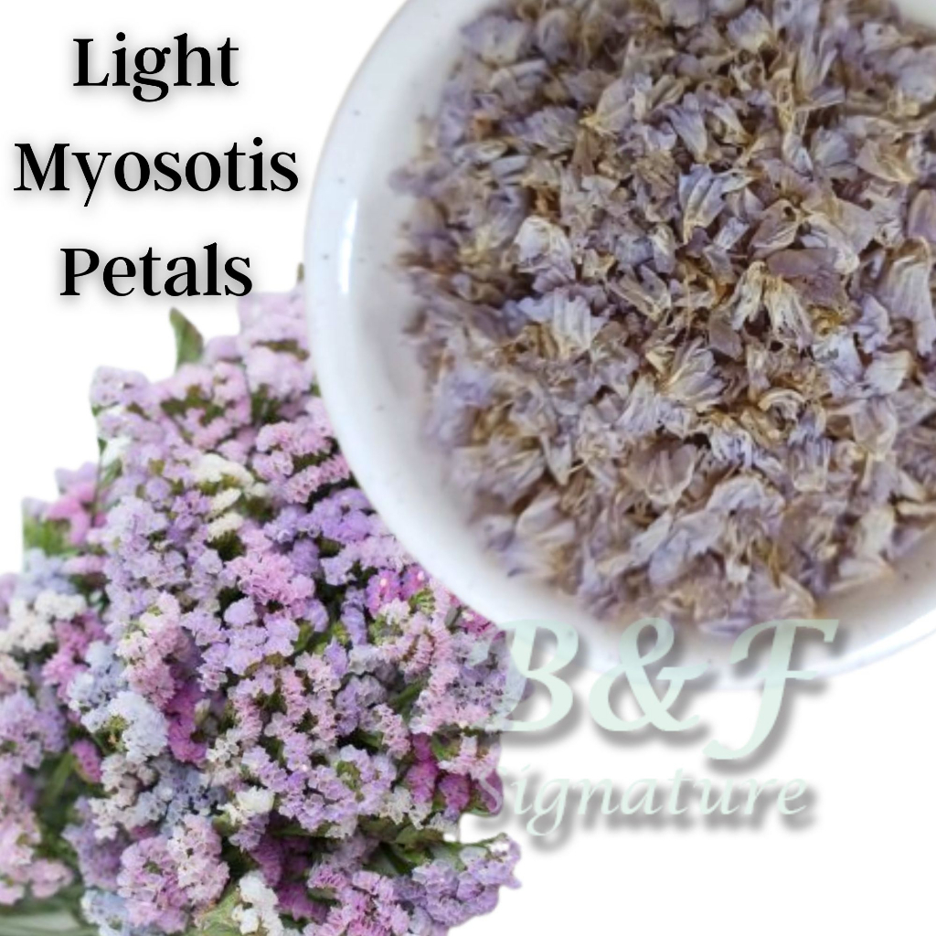 Light Myosotis Petals 10g - 50g Light Colour Statice Edible Flower Cake ...