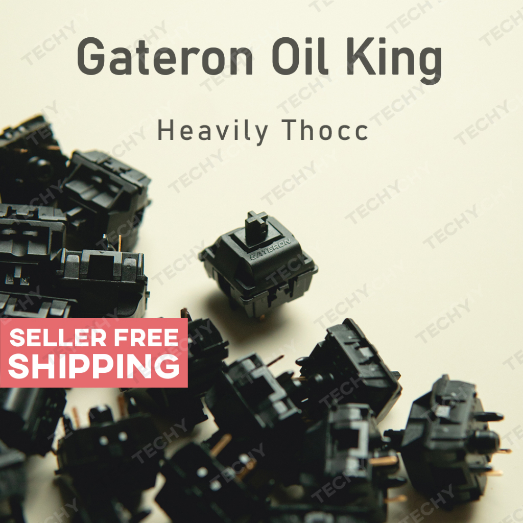 [READY STOCK] Gateron Oil King Mechanical Switch for Mechanical Gaming Keyboard Linear Switch ...