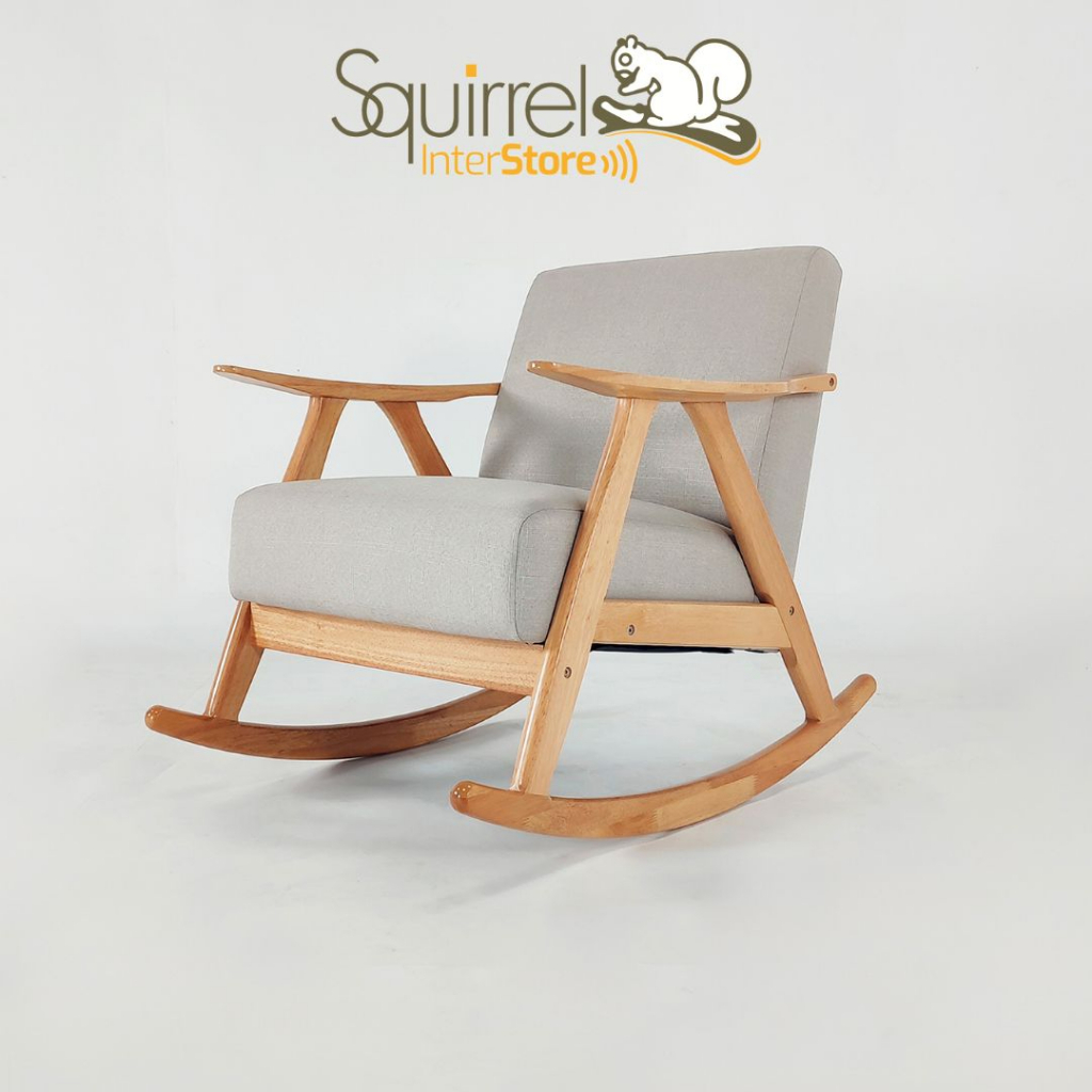 Scandinavian Designer Wooden Rocking Chair- Kyson / Chair Goyang Kayu ...