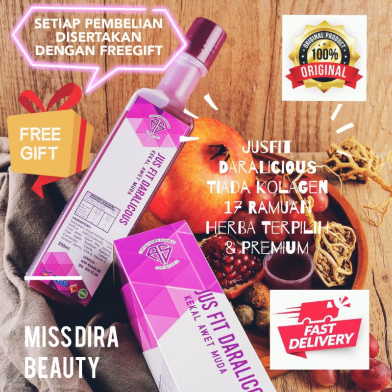 🍇JUSFIT DARALICIOUS ORIGINAL HQ🍇 💯💯 AGENT ID-AS921057 (H) | Shopee Malaysia