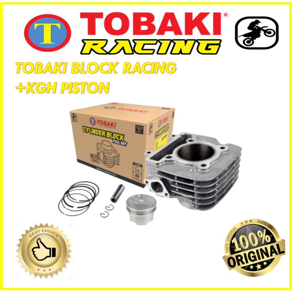 BLOCK RACING SET TOBAKI + KGH SONIC PISTON RACING TOBAKI ORIGINAL ...