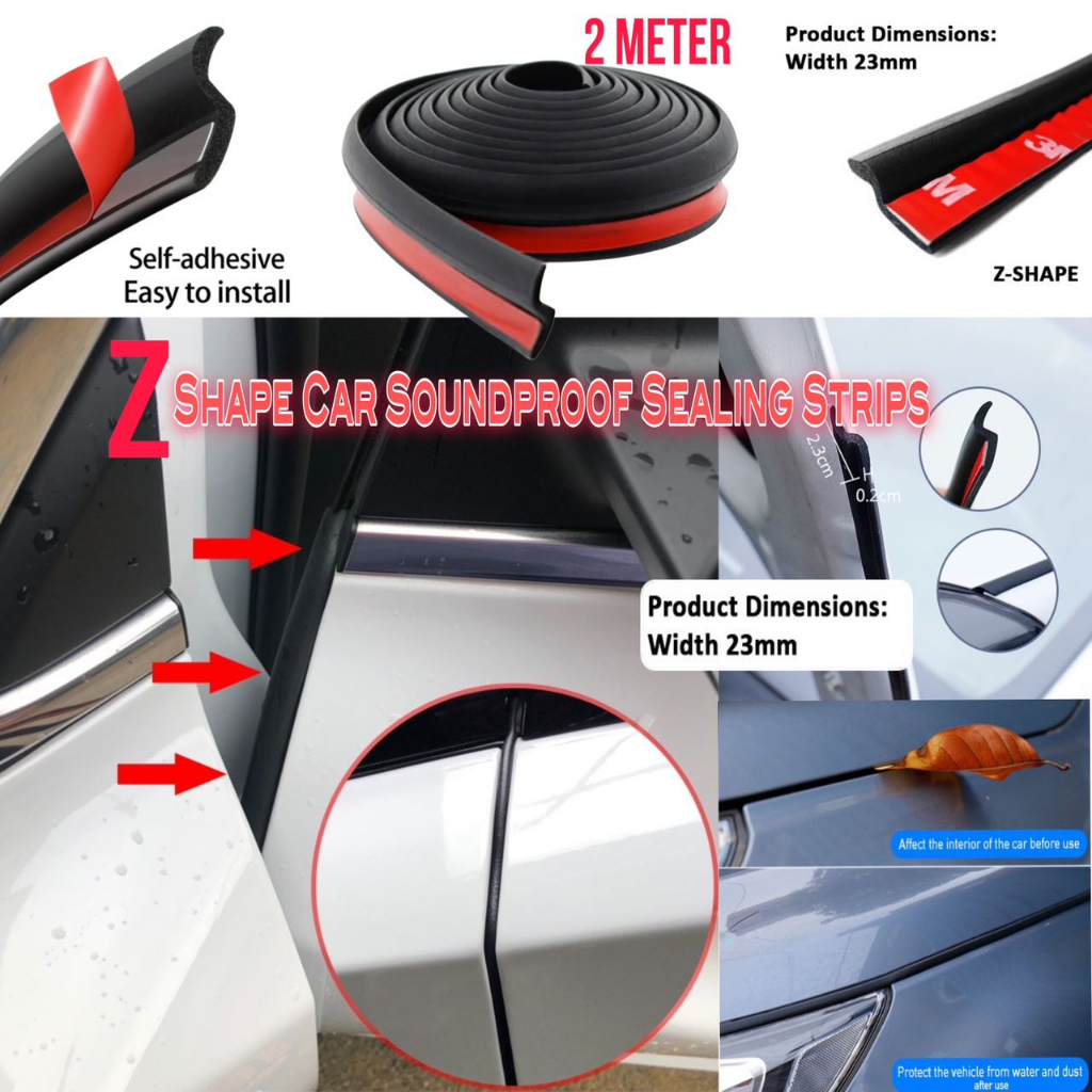 Car Door Silence Scheme Rubber Seal Sound Proof For Car Sound ...