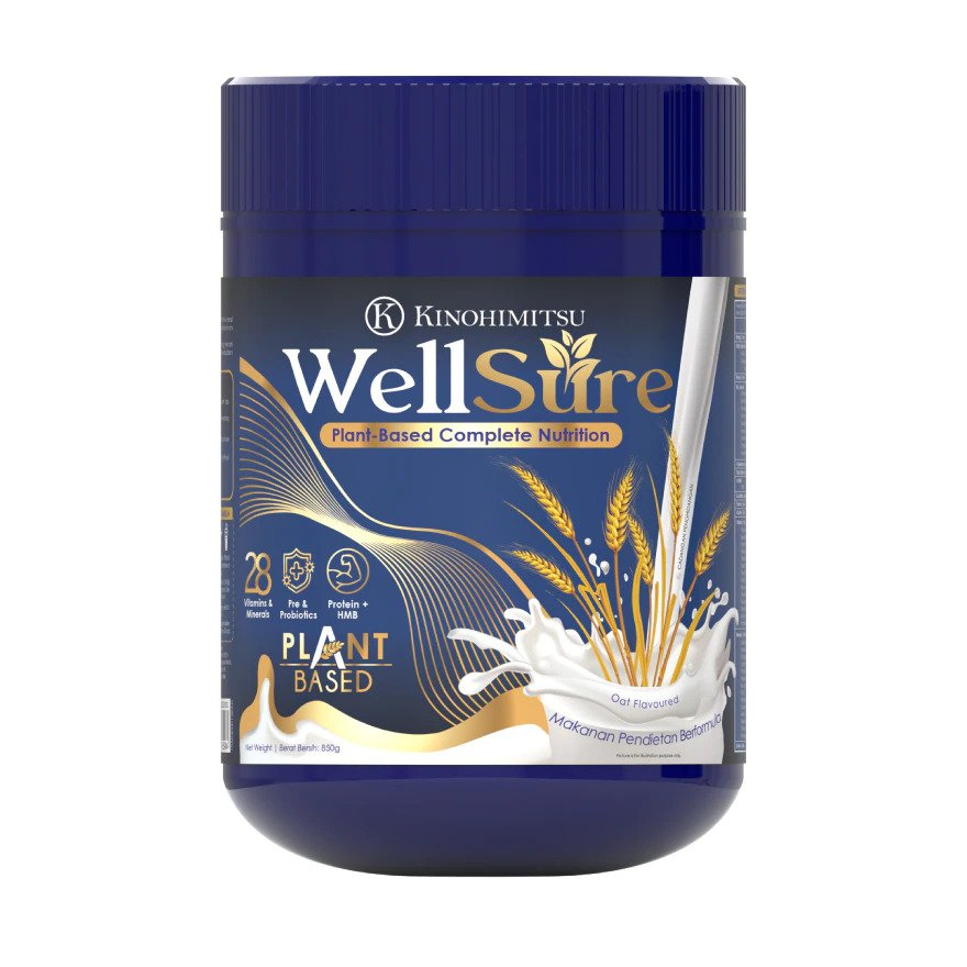 Kinohimitsu Wellsure (Plant Based Complete Nutrition) 850g | Shopee ...