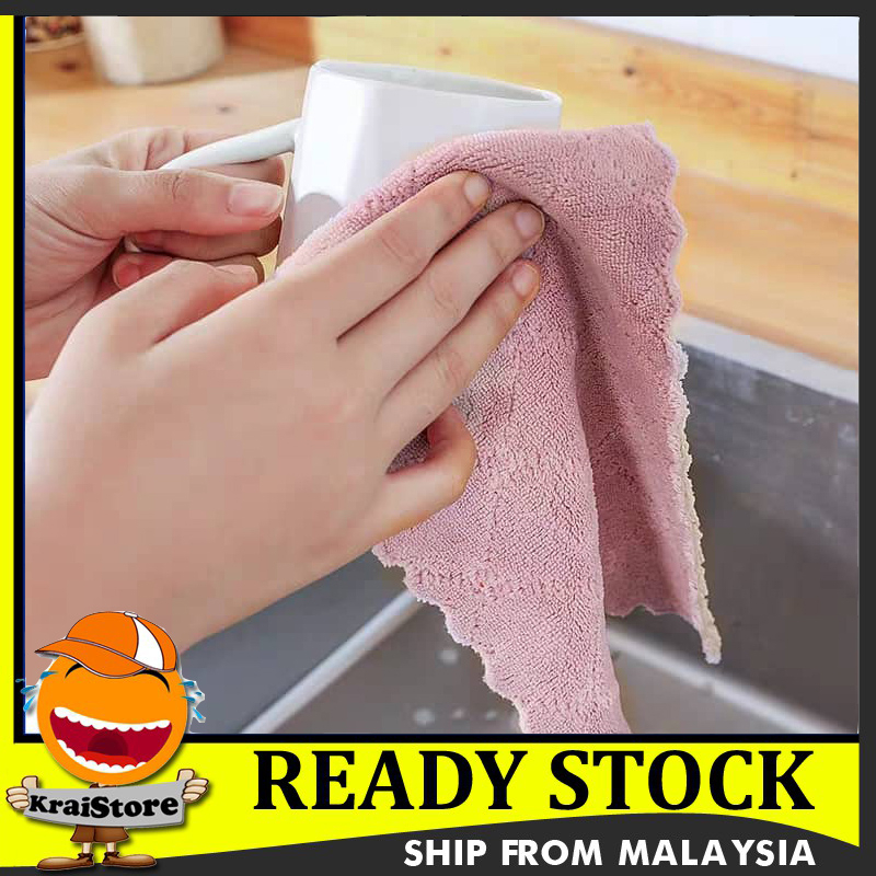 Kain Tuala Pinggan Pinggan Dapur Minyak Tidak Melekat Kain Pencuci ...
