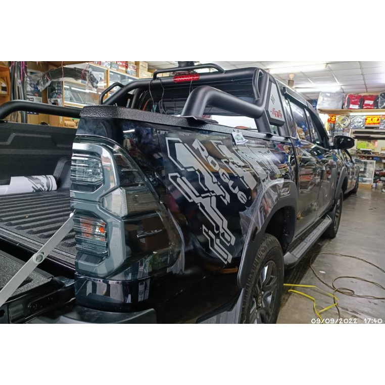 HILUX ROGUE BODY STICKER GLOSSY BLACK FOR HILUX REVO ROCCO ROGUE ...