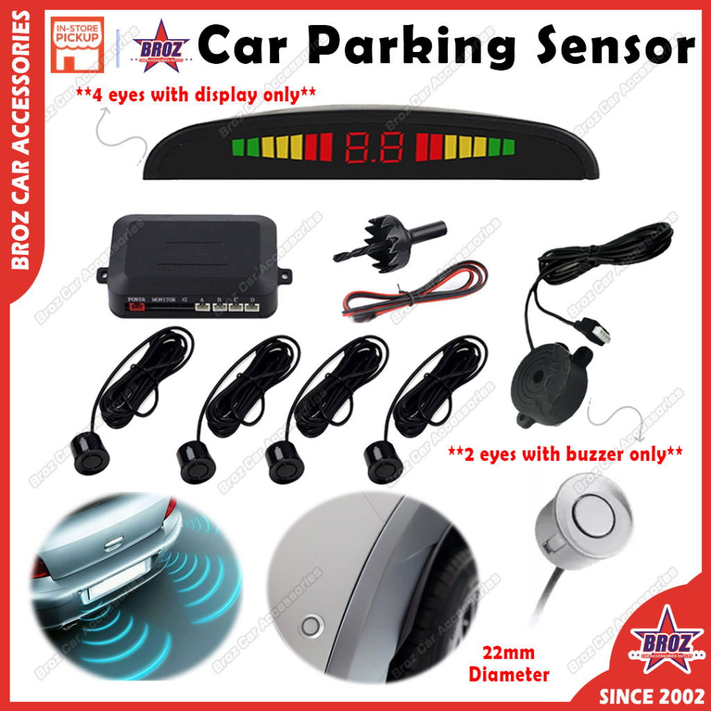 Car Parking 2 Eyes 4 Eyes Assistant Parking Sensor Monitor Auto Reverse ...