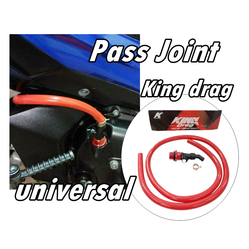 INGDRAG Bypass Tube Joint (Free Hose) Universal Cooling Pipe Y15ZR Y15 ...