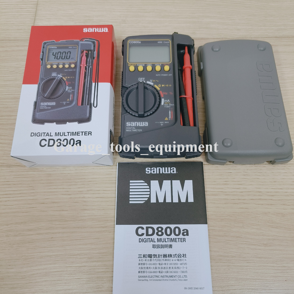 Heavy-Duty CD800A Digital Multimeter | Tester | Made In Japan | Shopee ...