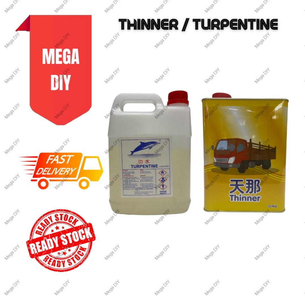 Lorry Brand Thinner 2.5KG Paint Remover / Turpentine 2KG / Minyak Tanah ...