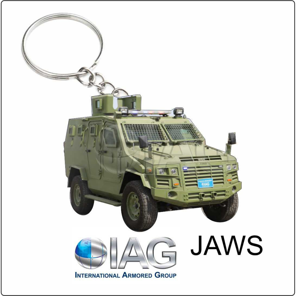 iag jaws international armored group armored personnel carrier keychain ...