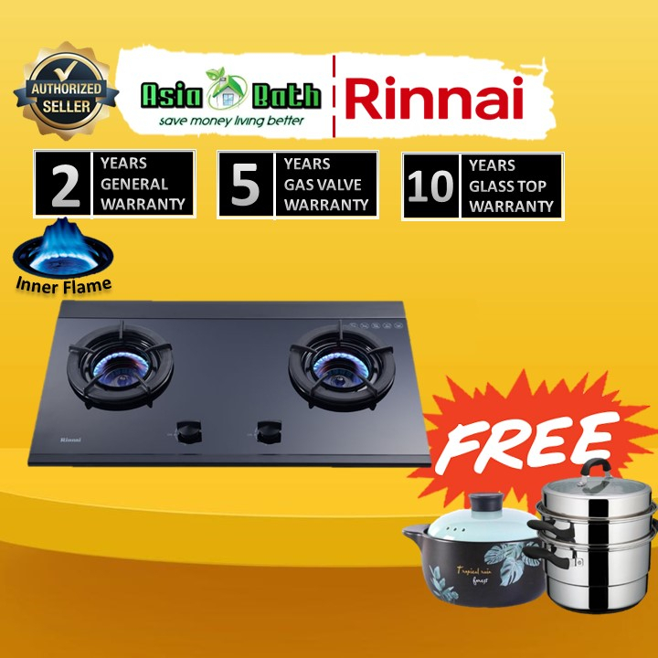 Rinnai Gas Hob RB2GI Inner Burner Cooking Gas Hob RB-2GI | Rinnai Gas Stove | Tukang Dapur ...