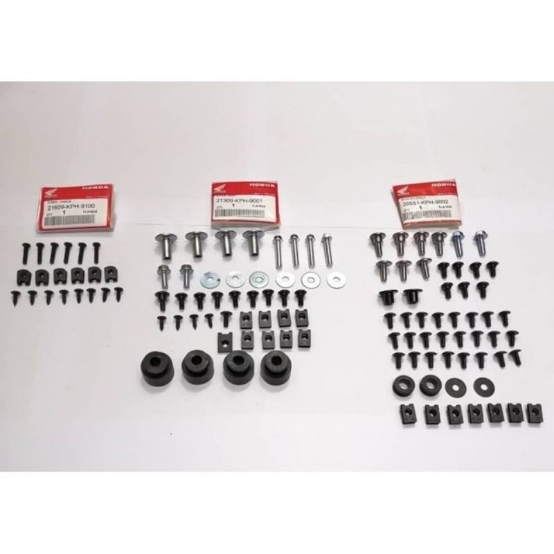 BODY SCREW SKRU SET COMPLETE COVER SKRU SETHONDA EX5 EX5 DREAM WAVE100 ...