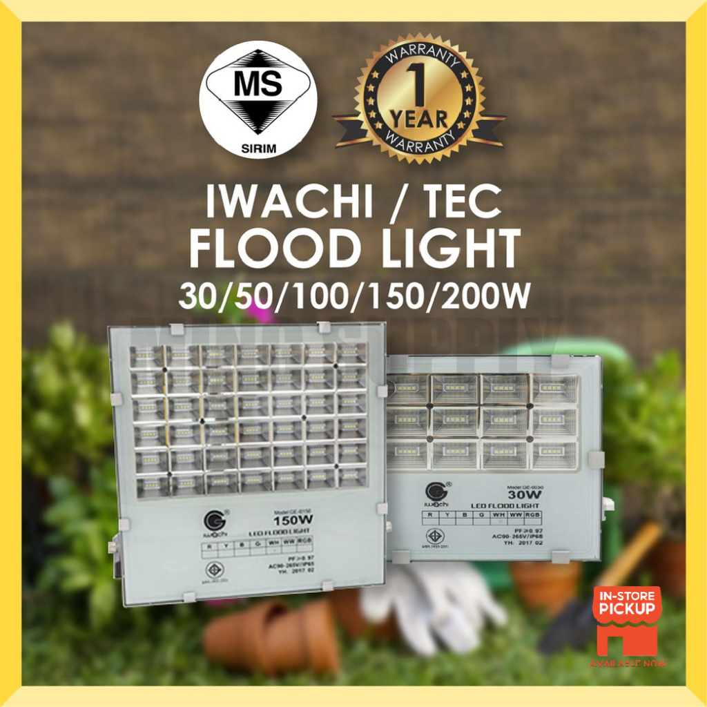 MS_ LED Flood Light 30W 50W 100W 150W 200W Floodlight Waterproof Outdoor Spotlight Lighting Pool ...