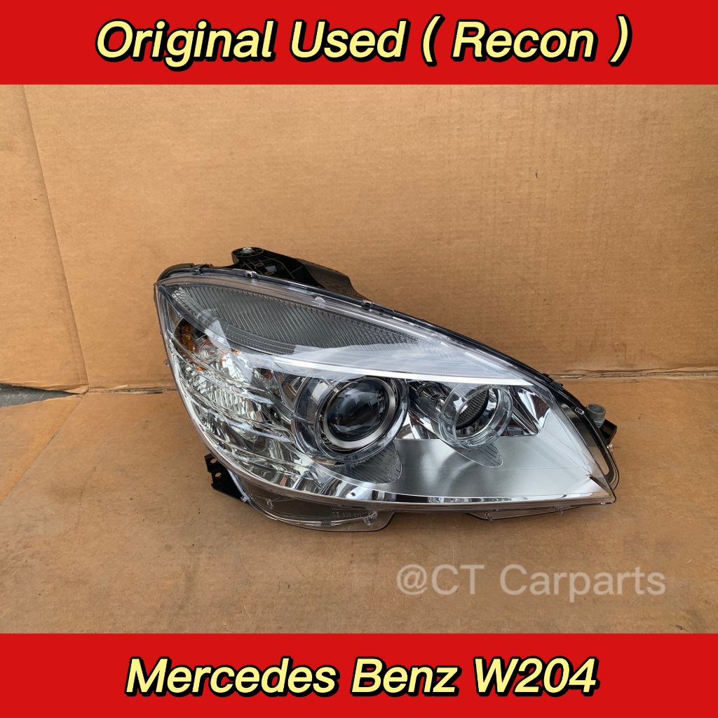 Mercedes Benz W204 Headlamp/Headlight Original Mercedes C Class C180 ...