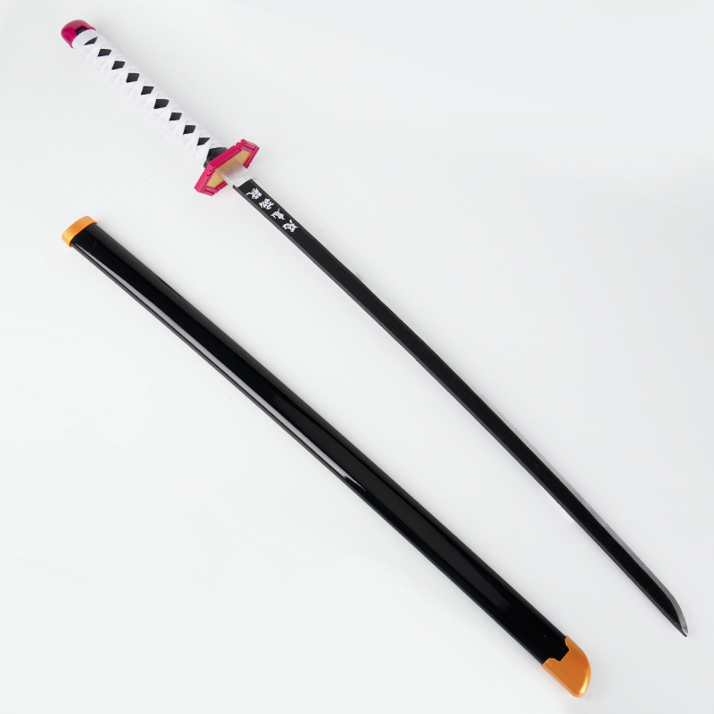 Demon Slayer Sun Wheel Sword Wooden 104CM Tanjiro Zenitsu Giyu Pedang ...