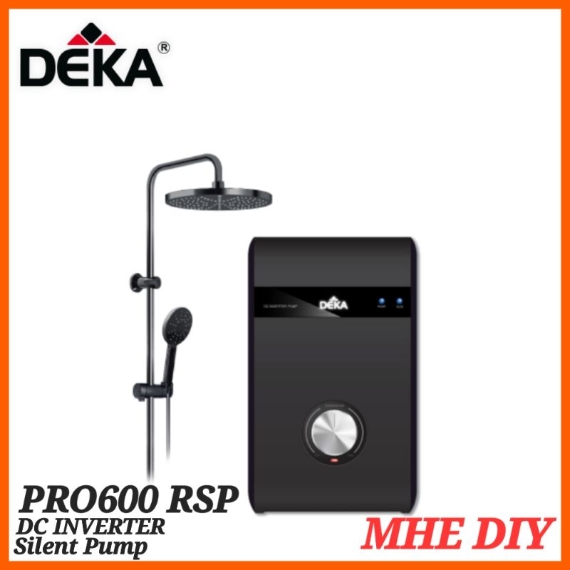 DEKA WATER HEATER PRO600 RSP DC SILENT PUMP (MATT BLACK) | Shopee Malaysia