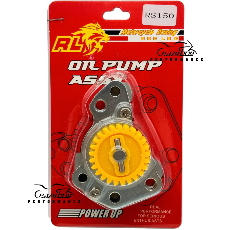 RED LEO 100% ORIGINAL SUPER PRO RACING OIL PUMP Y15ZR V1 V2 Y16ZR LC135 WAVE 125 W125 RACING ...