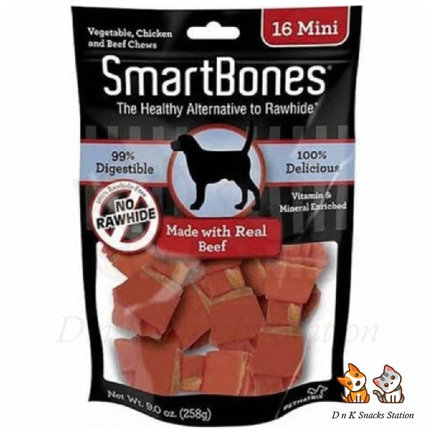 Buy 1 Free 1 SMARTBONES Beef Mini ( 16 Pcs ) 255g | Shopee Malaysia