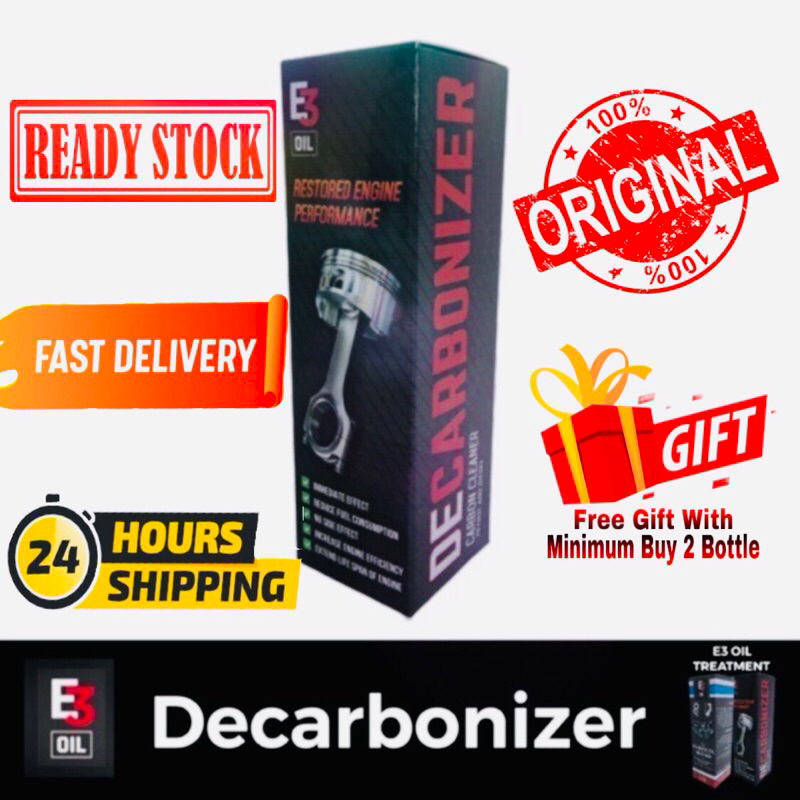 (Original HQ)E3 DECARBONIZER CARBON CLEANER DETOX CARBON CUCI ENJIN ...