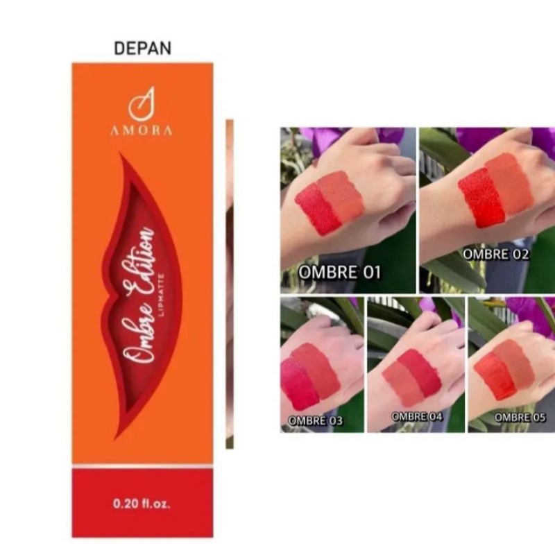 CLEAR GUDANG! LIMITED STOCK! AMORA LIPTIN + LIPMATTE MERAWAT MASALAH ...