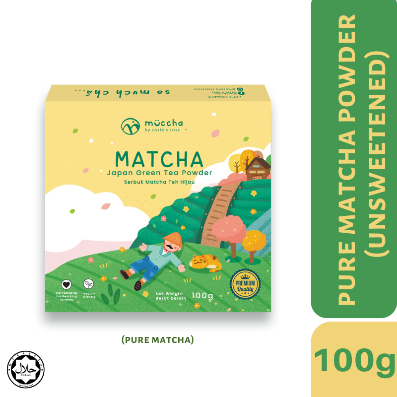 MUCCHA by Rosie's Ross PURE Matcha Green Tea Powder [Kitchen Grade ...