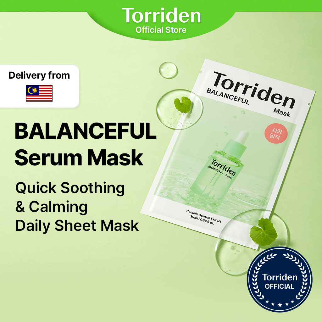 [Torriden Official] BALANCEFUL Cica Sheet Mask for skin Soothing and Calming for acne prone skin ...
