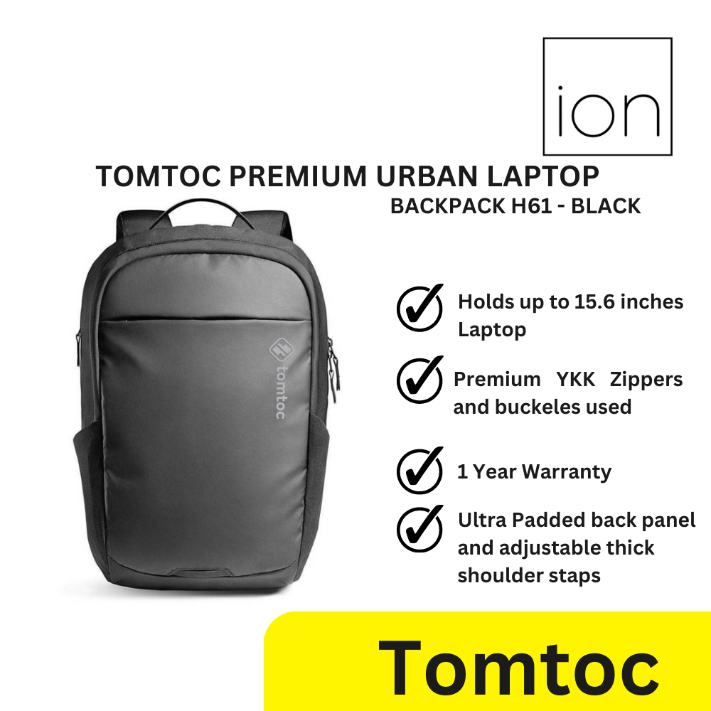 Tomtoc Premium Urban Laptop Backpack - H61 | Shopee Malaysia