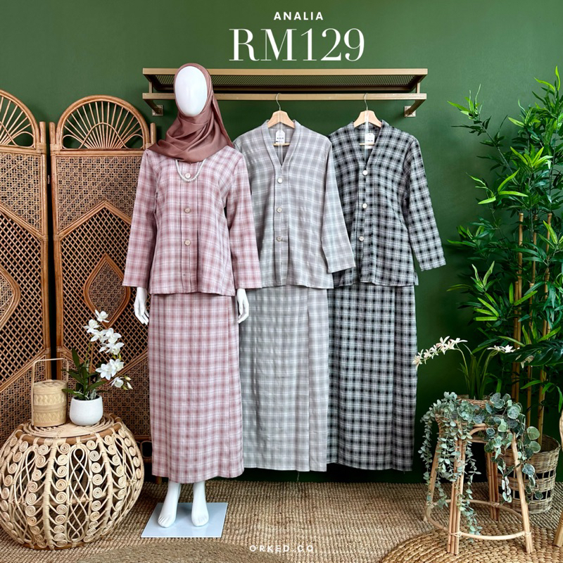 KEBAYA ANALIA BY BUTIK ORKED.CO | Shopee Malaysia