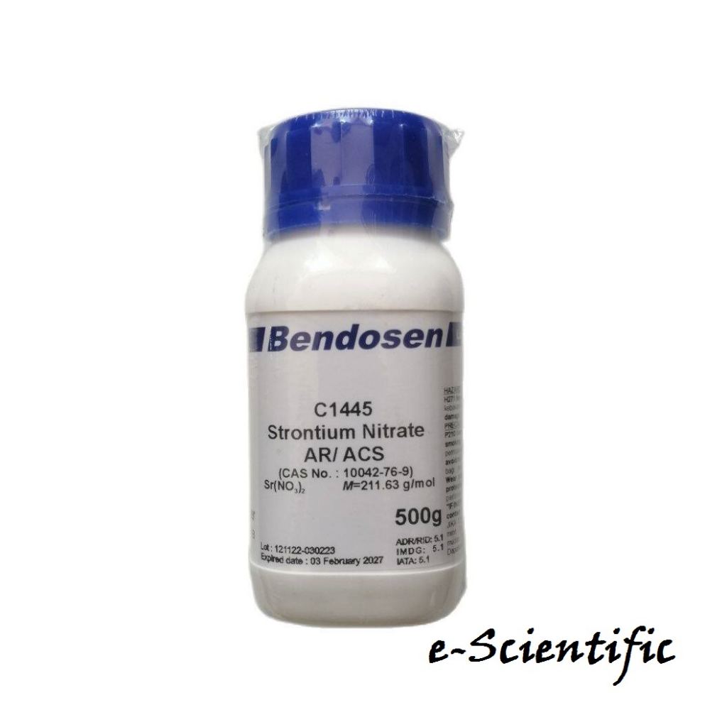 Strontium Nitrate AR/ACS, 500g, BENDOSEN. | Shopee Malaysia