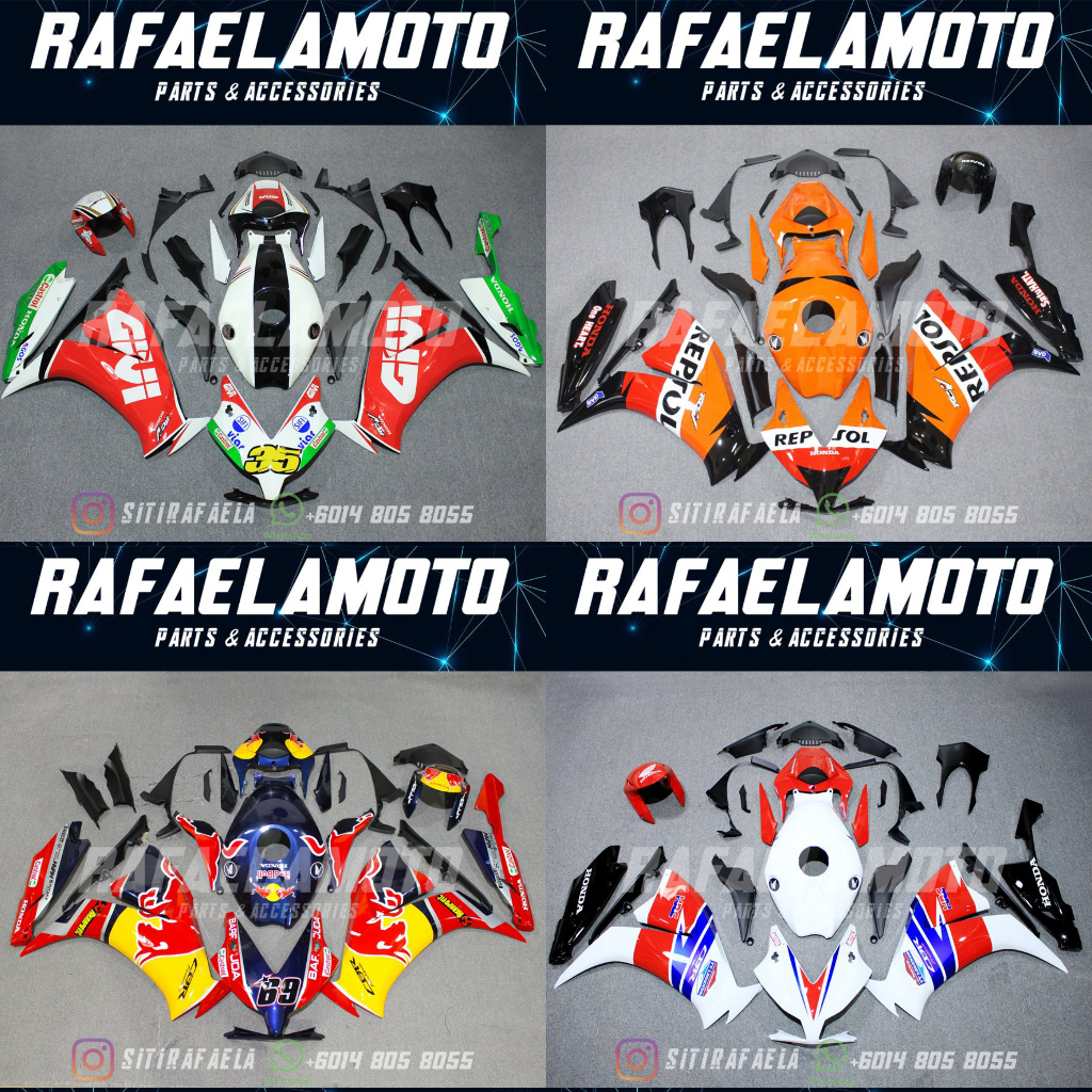 Honda CBR1000RR Year 2012-2016 Full Aftermarket Coverset Premium ...