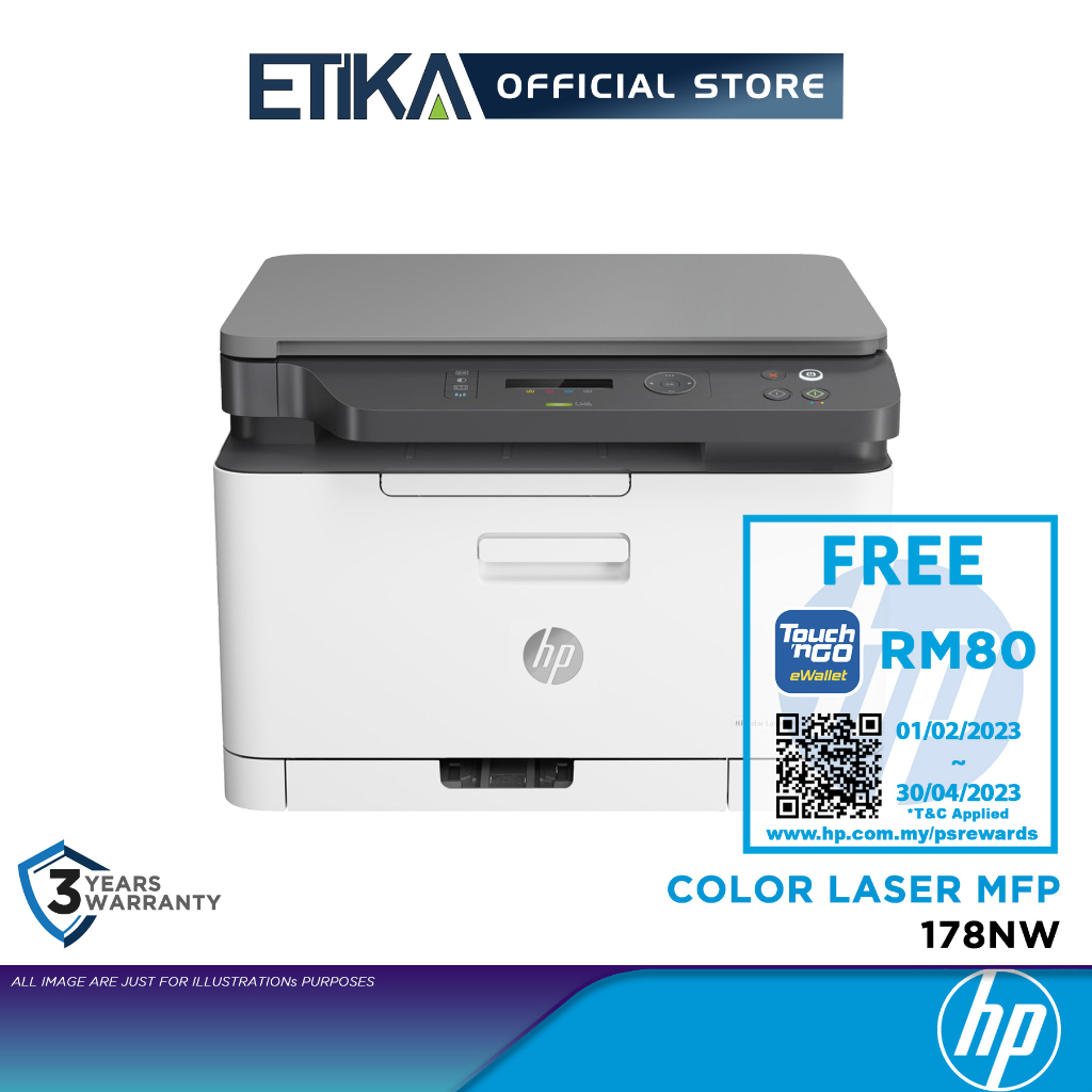 HP Color Laser MFP 178NW | A4 Multifunction Wireless Printer | Print, Scan, Copy | WiFi Direct ...