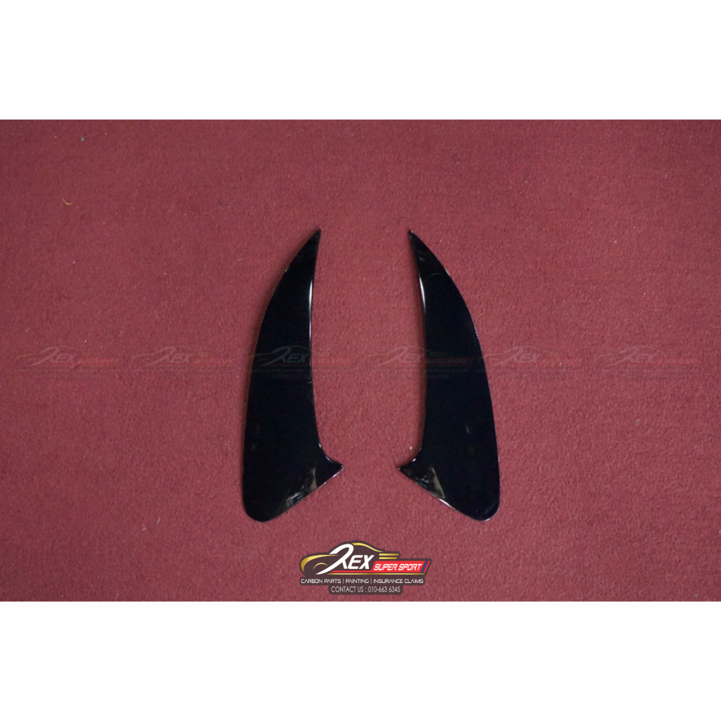 Mercedes Benz CLA W118 200 250 45s AMG Rear Canard ABS Gloss Black One ...