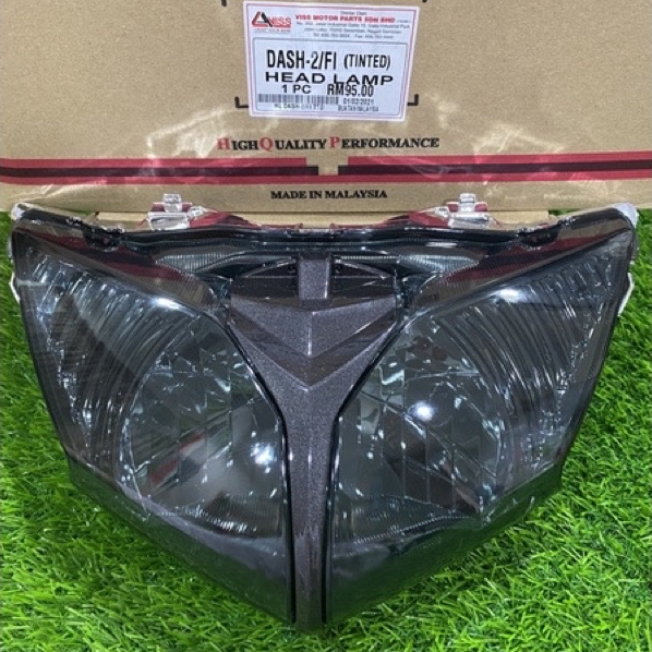 VISS HEAD & TAIL LAMP LAMPU DEPAN BELAKANG HONDA DASH 2 FI FUEL INJECTION >> TINTED SMOKE ...