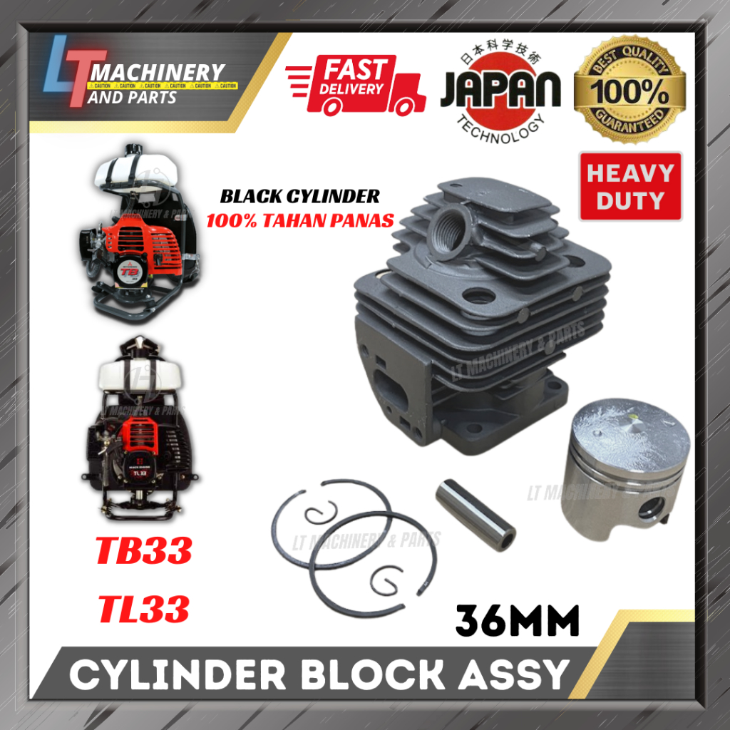 Block Mesin Rumput TL33 TB33 TU33 BG330 TBC3300 Tokai TL36 Heavy Duty ...