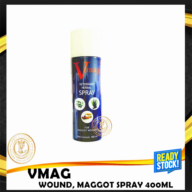 Vmag Veterinary Herbal Spray for Maggot Wounds 400ml | Shopee Malaysia