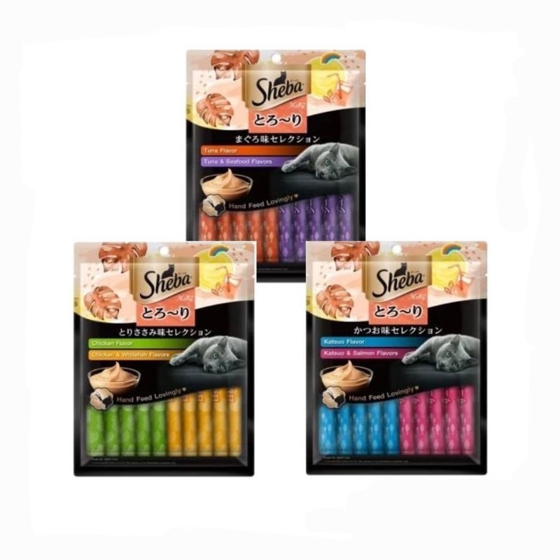 💜Sheba melty 20 stick cat treat cat snack creamy stick creamy snack ...