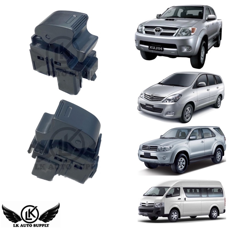 POWER WINDOW SINGLE SWITCH TOYOTA HILUX VIGO KUN25 INNOVA HIACE KDH200 ...