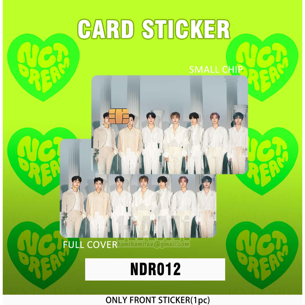 NCT DREAM CARD STICKER - TNG STICKER - NCT DREAM MARK RENJUN JENO ...