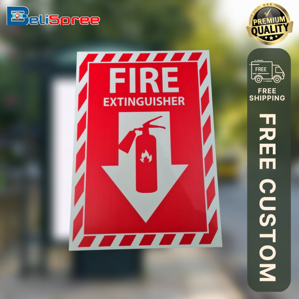 Signage Board A3 Size (3mm) No Smoking Sign Beware of Dog Sign Clamping ...